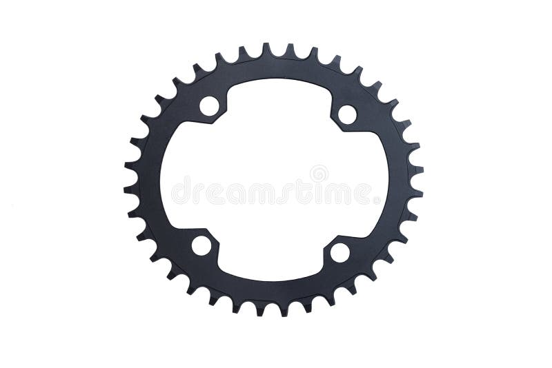 Oval Bicycle Chain Ring with 36 Teeth Stock Image - Image of sprocket ...
