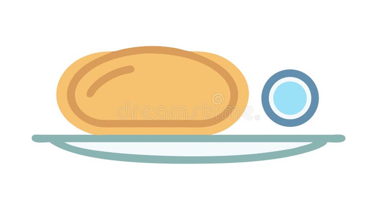 Oval Button or Control Icon, Interface Element Vector Graphic, Vector Design Generative AI Stock ...