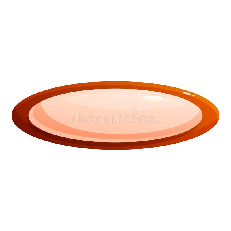 Oval Button with Glossy Surface Inviting Clicking for Action in Video ...