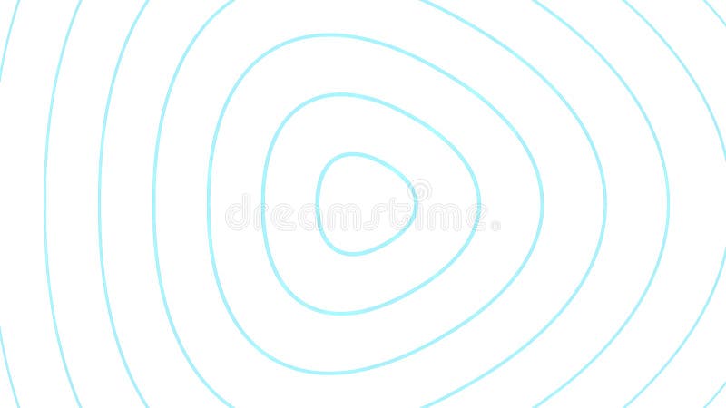 Oval or Circular Concentric Narrowing To One Point. Design. Display ...