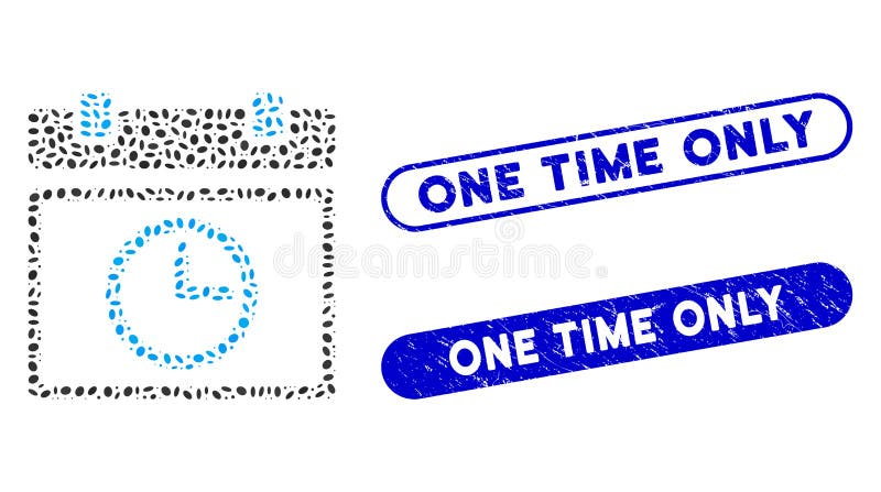 Oval Collage Date Time with Grunge One Time only Watermarks Stock ...
