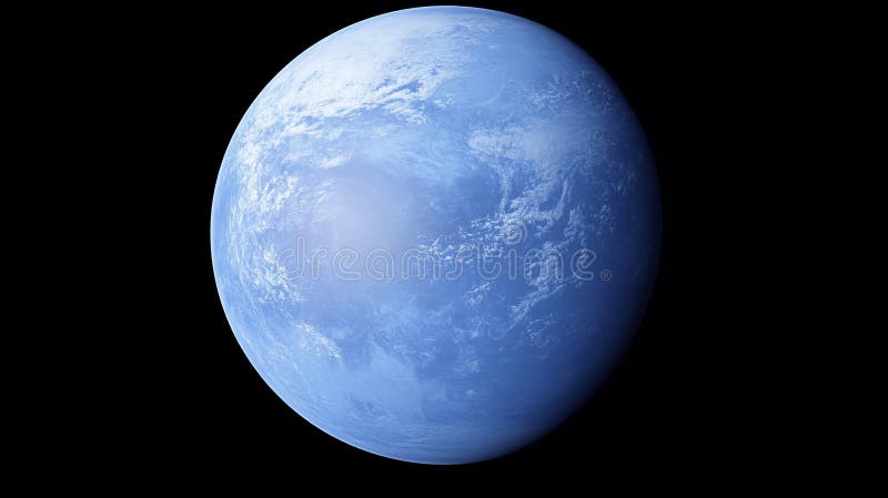 Oval Earth Composition Digital Planet, Space, Blue, 3D Render ,planet,earth Stock Illustration ...