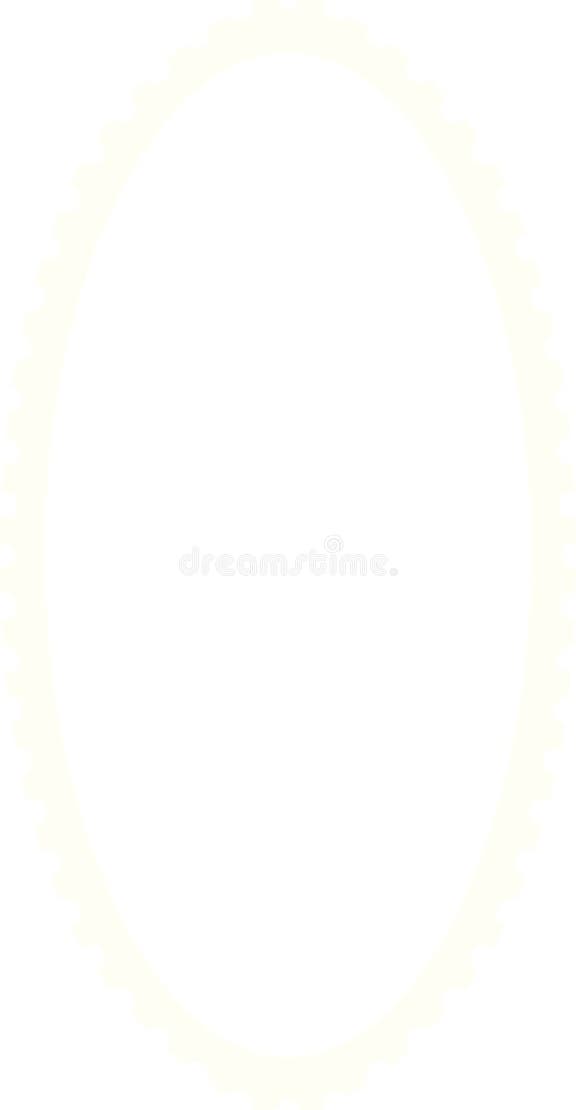 Oval Frame Postage Stamp Style Stock Vector - Illustration of frame ...