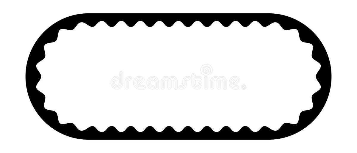 Wavy Oval Frame Stock Illustrations – 1,148 Wavy Oval Frame Stock ...