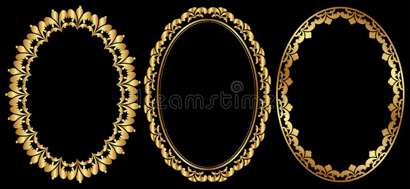 Oval Borders Clipart Stock Illustrations – 151 Oval Borders Clipart ...