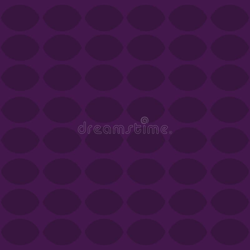Oval Geometric Shape in Rows and Columns in Violet Monochrome Seamless ...