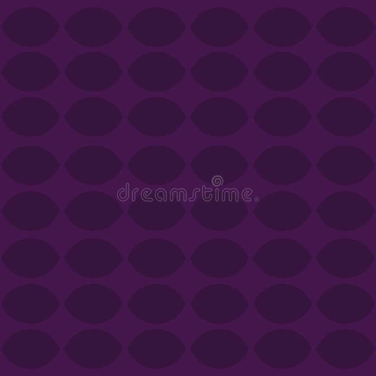 Oval Geometric Shape in Rows and Columns in Violet Monochrome Seamless ...