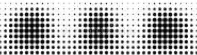 Oval Gradient Halftone. Abstract Gradient Background of Black Dots ...