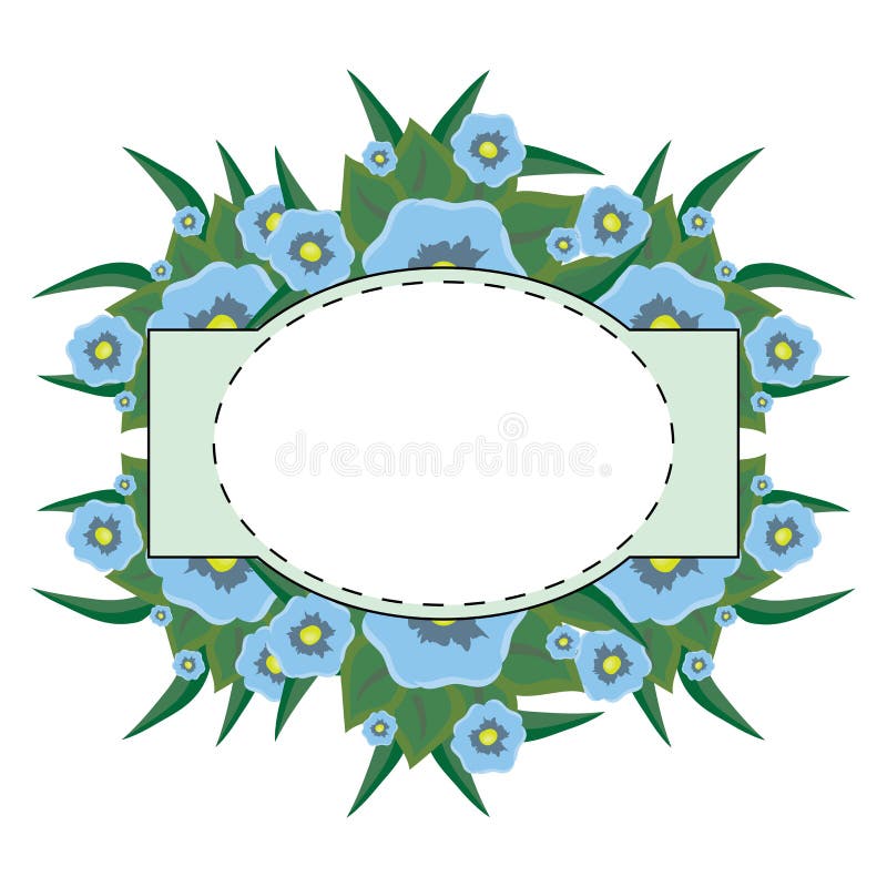 Vector Beautiful Floral Oval Label Stock Illustrations – 306 Vector ...