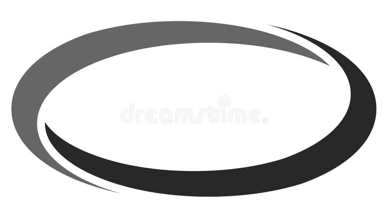 Oval Logo Shape, Frame Label Design, Badge Auto Icon Simple Stock ...
