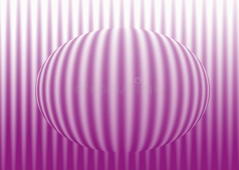 An Oval Purple-white Color Sphere on a Purple-white Color Background ...