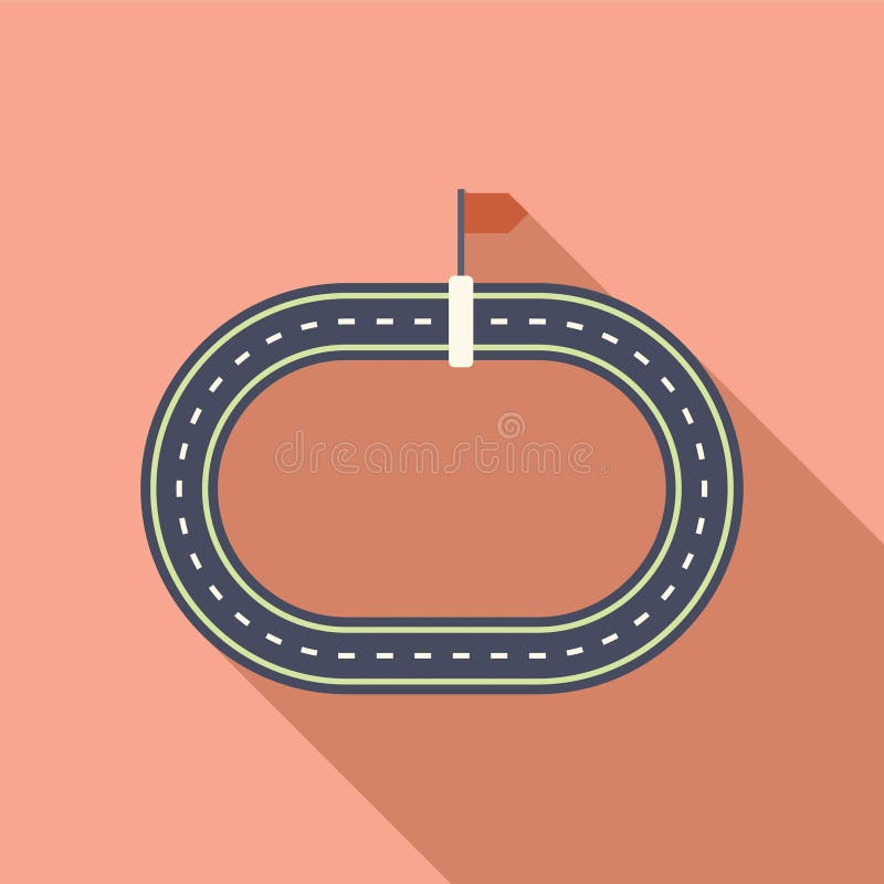 Oval Race Track Clip Art Oval Race Track Car Stock Illustrations