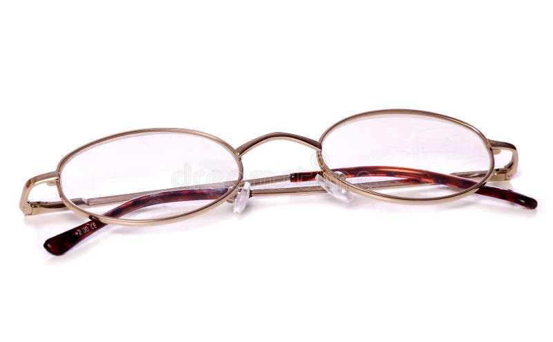 Oval Reading Glasses Cutout Stock Image - Image of cutout, white: 29090763