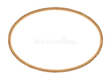Oval rope frame stock image. Image of frame, border - 276578039