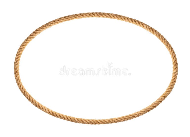 Oval rope frame stock image. Image of frame, border - 276578039