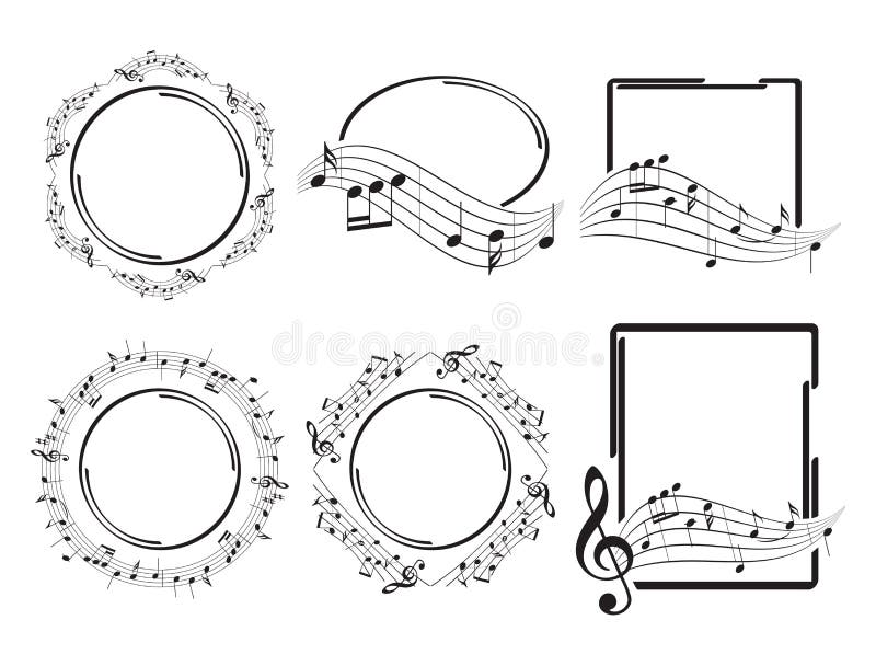 Music Borders Frames Stock Illustrations – 313 Music Borders Frames ...