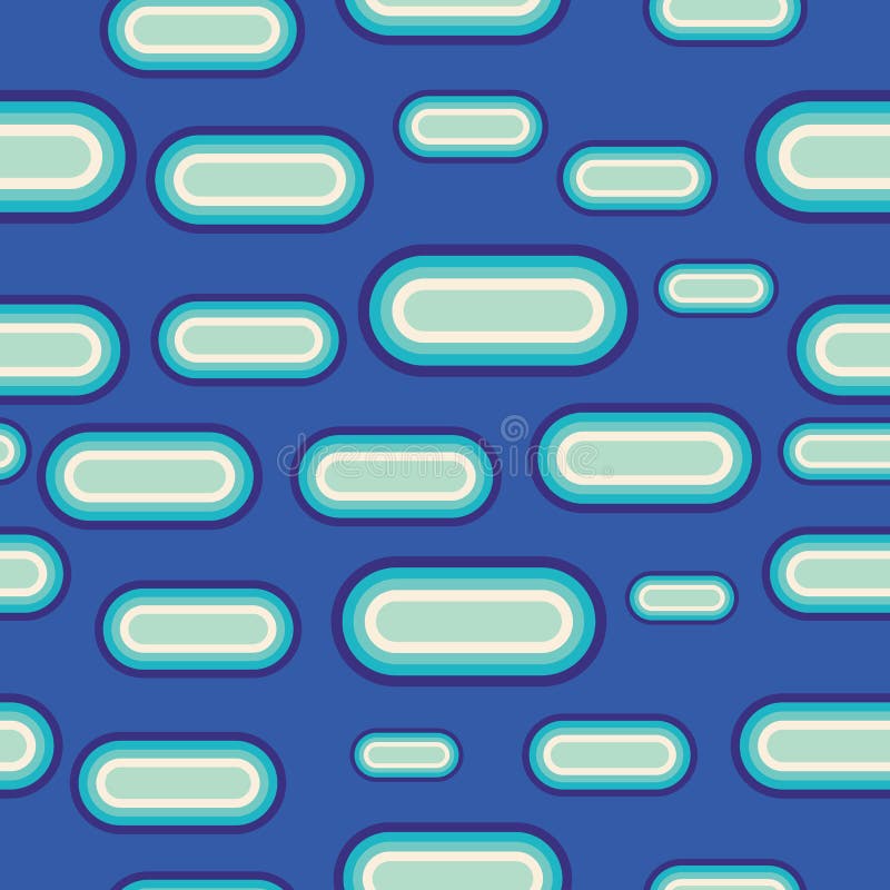 Rounded Square Vector Seamless Pattern Stock Illustration ...