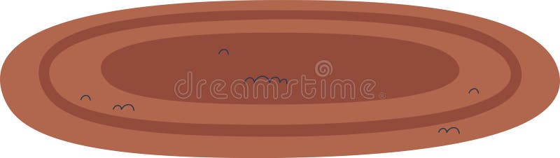 Oval Rug Carpet stock vector. Illustration of decoration - 303791279