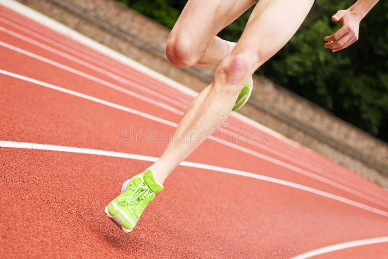 Oval running stock image. Image of muscular, motion, oval - 10574111