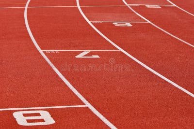 Oval Running Track stock image. Image of racecourse, olympic - 23963535