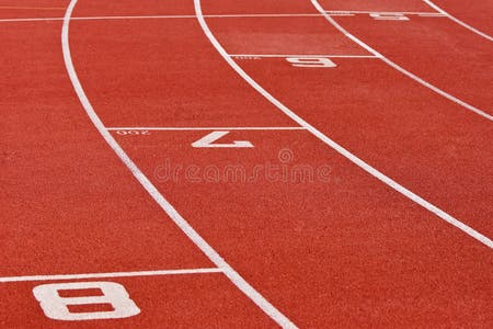 Oval Running Track stock image. Image of racecourse, olympic - 23963535