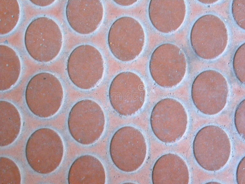 Oval Shape Red Floor Tile Background Stock Image - Image of close, grey ...