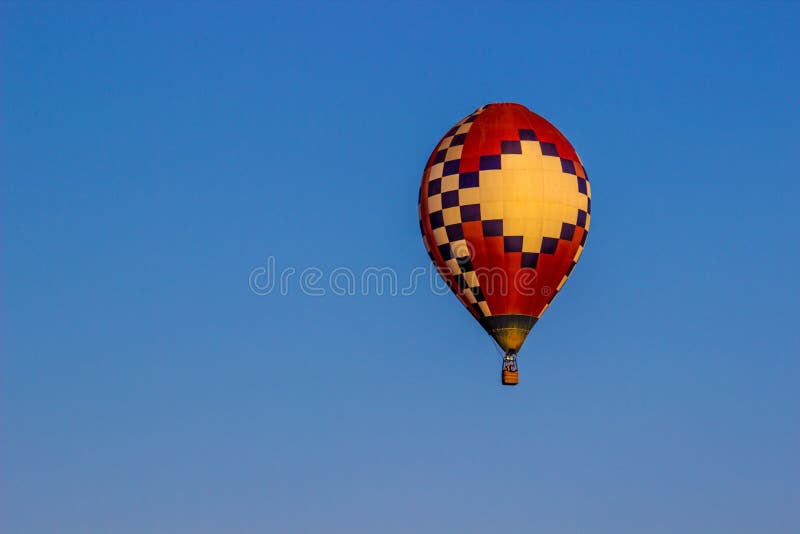 Oval Shaped Hot Air Balloon Stock Image - Image of soar, sport: 99778941