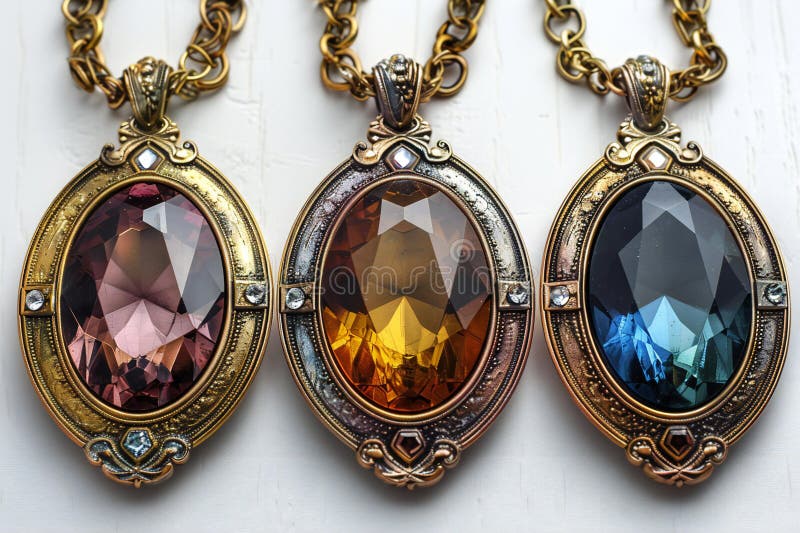 Oval Shaped Medal, Gold Silver and Bronze Isolated on White Background ...