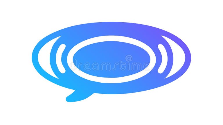 Oval Sound Wave Speech Bubble Vector, Visual Audio, Vector Design ...