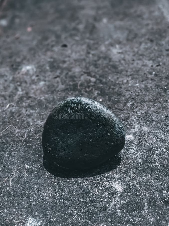 Oval Stone for Abstract or Blur Background Stock Image - Image of rock ...