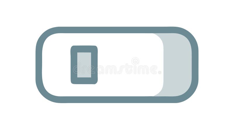 Oval Switch Icon for Toggling Features on Off , Vector Design ...