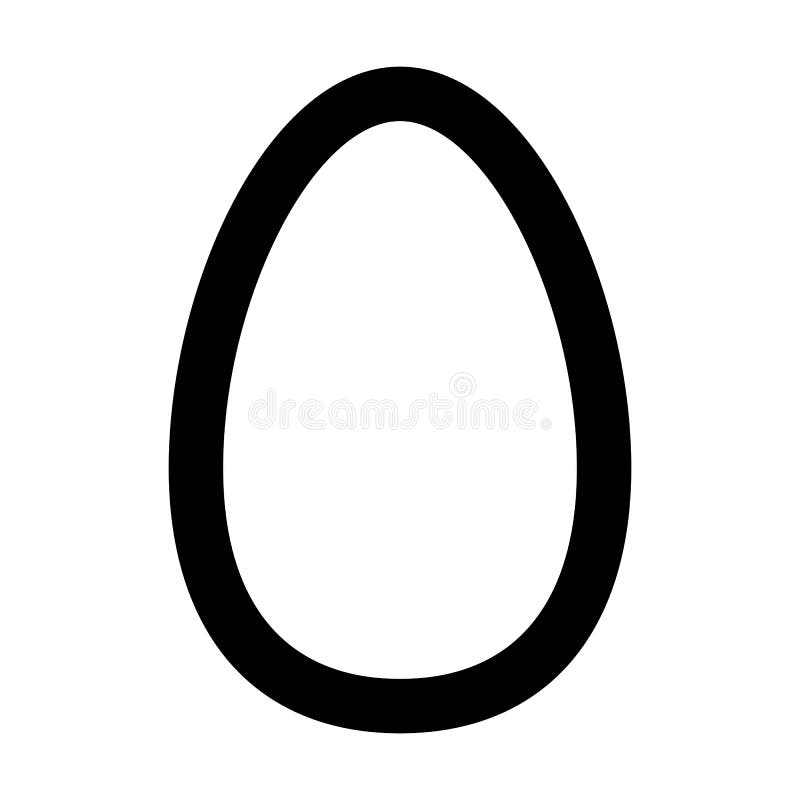 Oval Symbol Shape Vector Icon for Creative Graphic Design Ui Element in ...