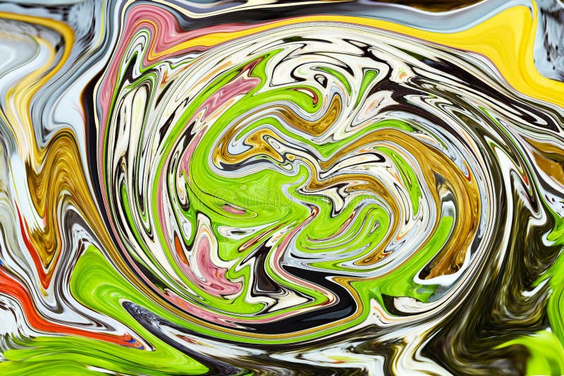 Oval Texture with Mostly Green Color Stock Illustration - Illustration ...