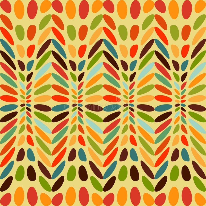 Ovals Colorful Abstract Background. Stock Vector - Illustration of ...