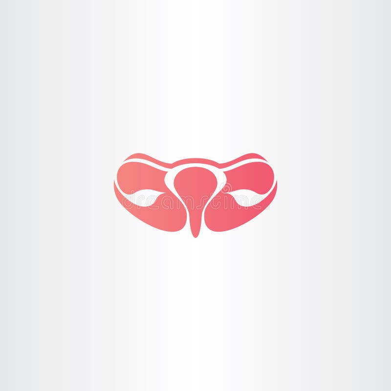 Ovary icon, simple style stock vector. Illustration of female - 154005184