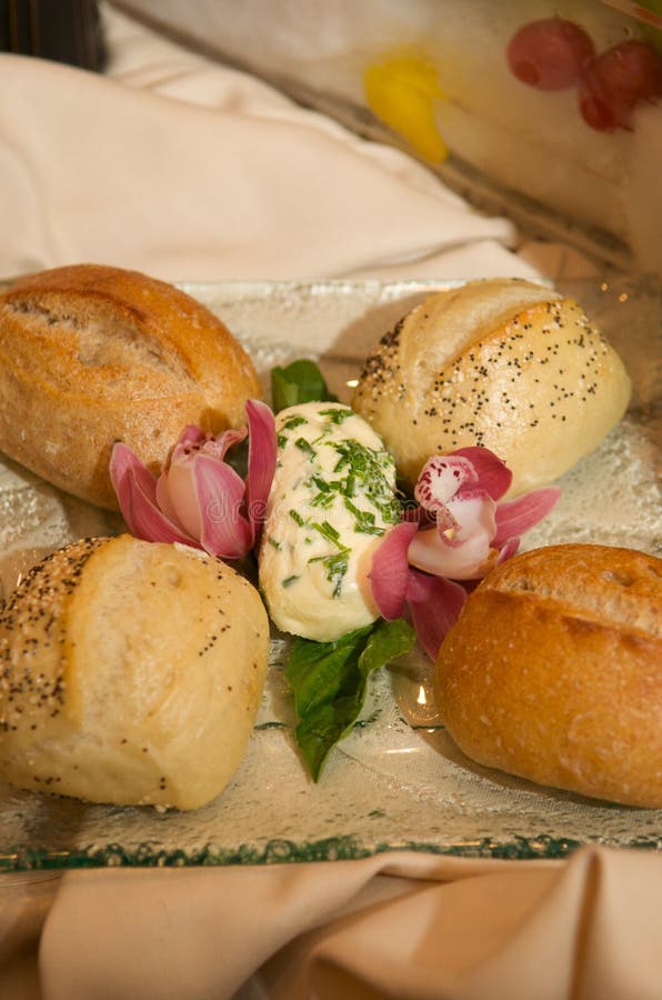 Oven Baked Rolls With Chive Butter Picture. Image: 7877249