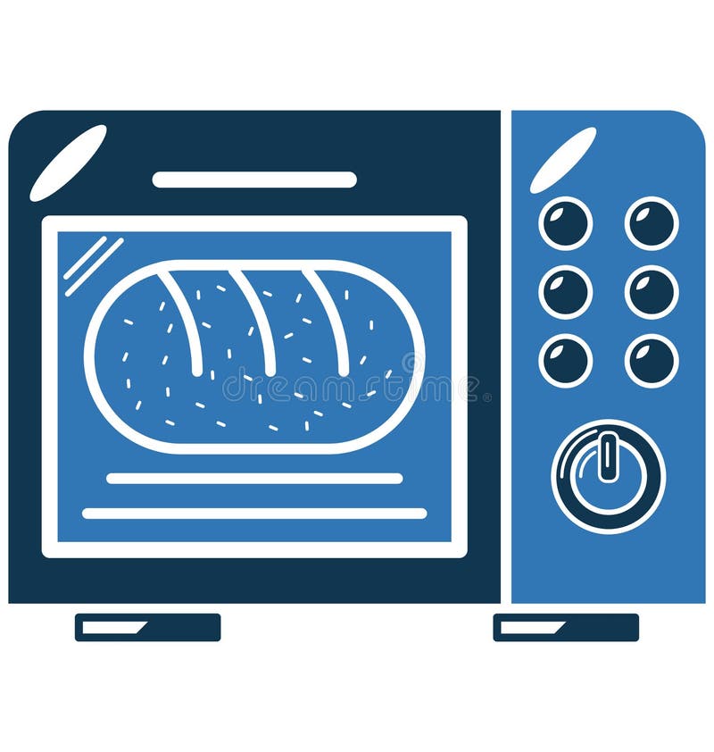 Oven Color Vector Illustration Isolated Fully Editable Stock Vector ...