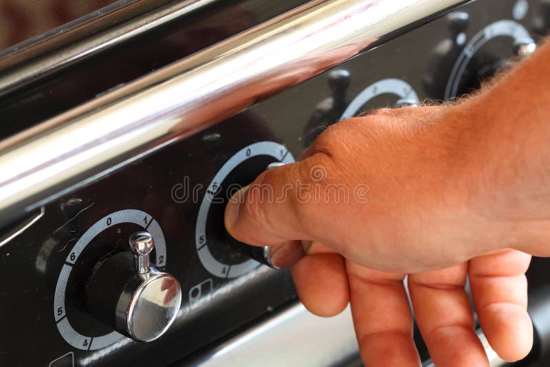 Oven controls a stock photo. Image of stove, temperature - 32420948