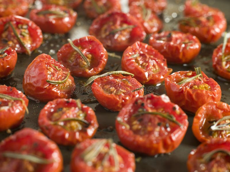 Oven Dried Tomatoes stock image. Image of close, sugar - 5951829