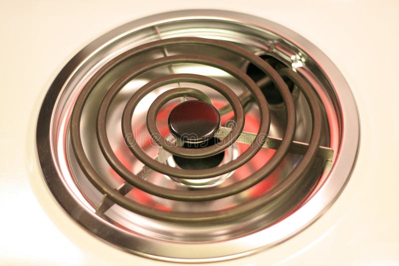 Oven hob stock image. Image of ring, spiral, electric, metal - 773399