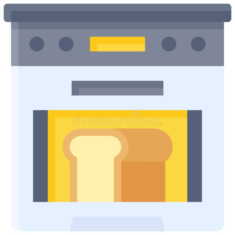 Oven Icon, Bakery and Baking Related Vector Stock Vector - Illustration ...