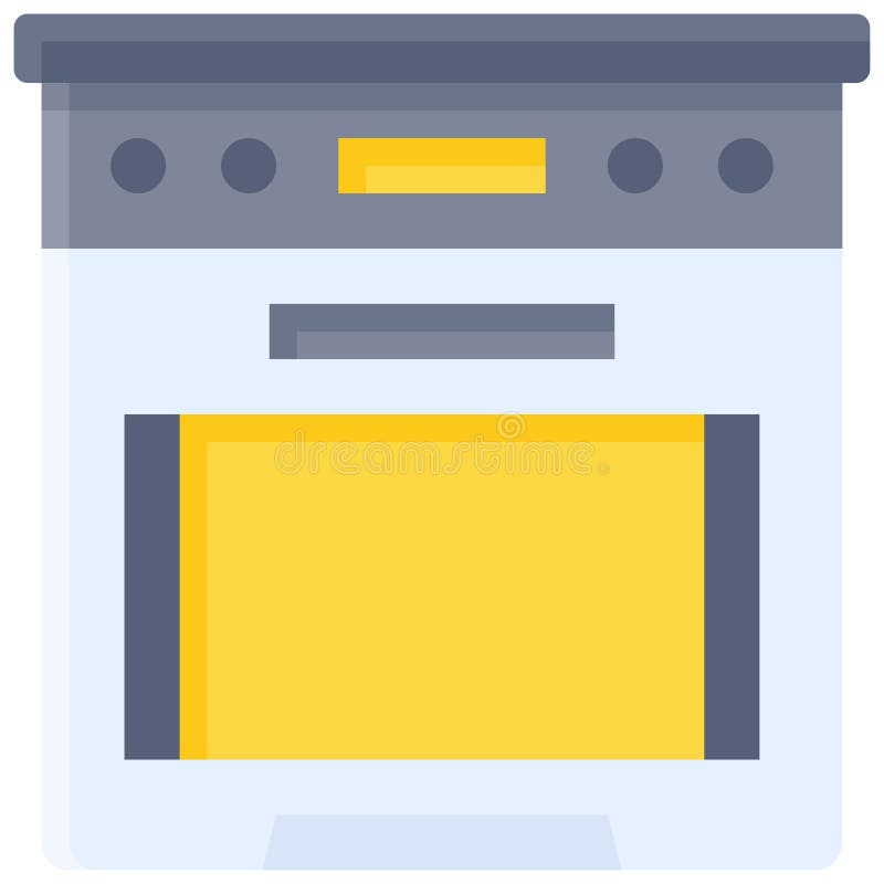 Oven Icon, Bakery and Baking Related Vector Stock Vector - Illustration ...