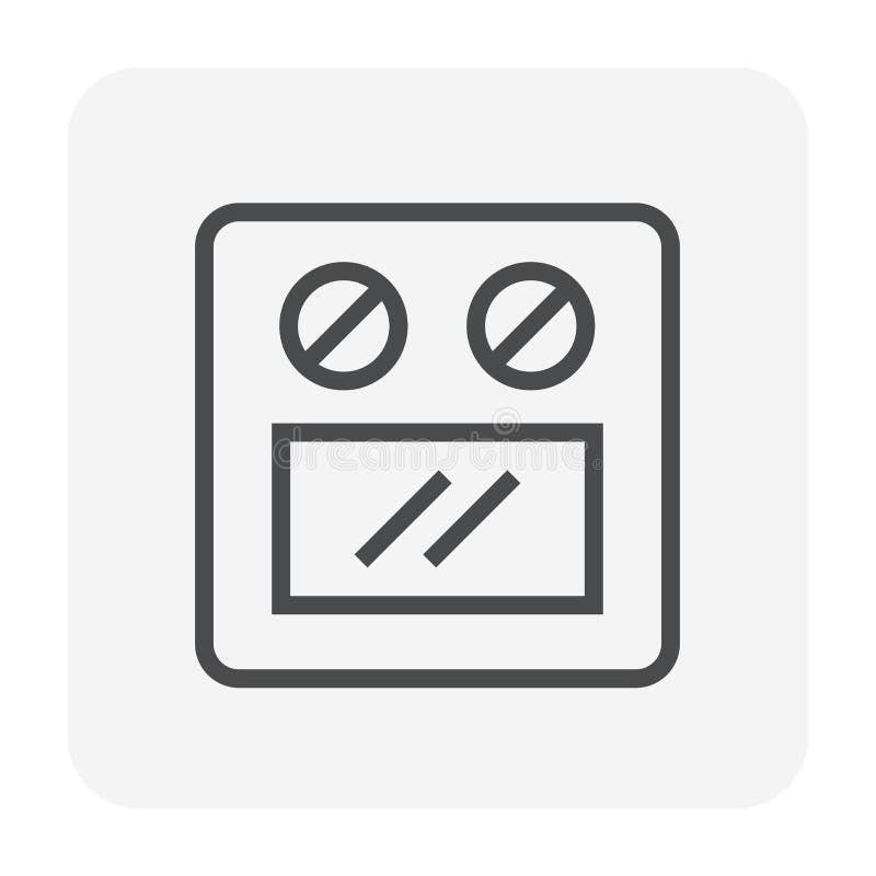 Oven icon black stock vector. Illustration of spoon - 170782190