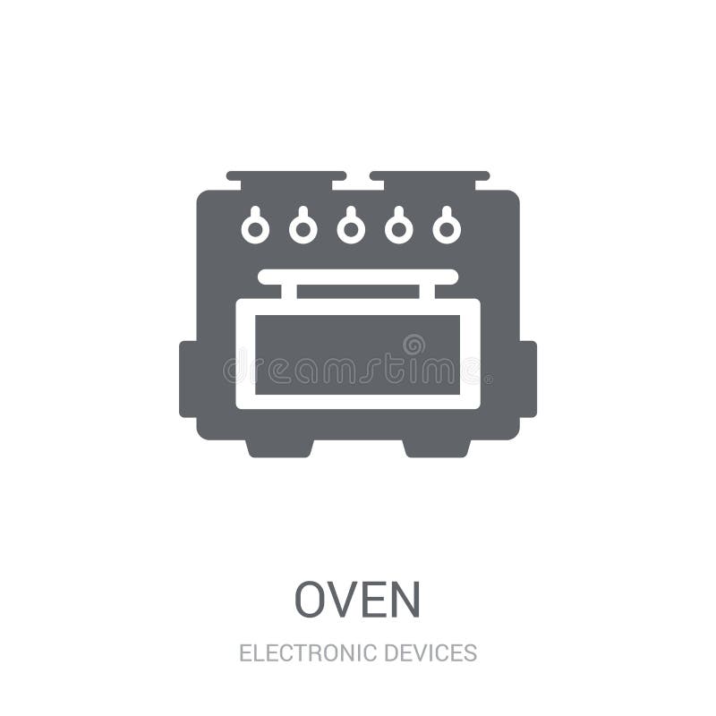 Oven Icon. Trendy Oven Logo Concept on White Background from Electronic ...