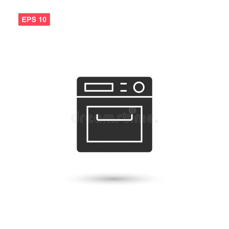 Oven Icon Vector Design Isolated 2 Stock Vector - Illustration of ...