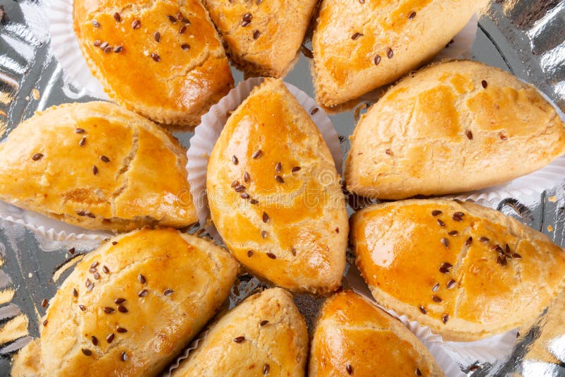 Oven pastel. Party food stock photo. Image of isolated - 259392644