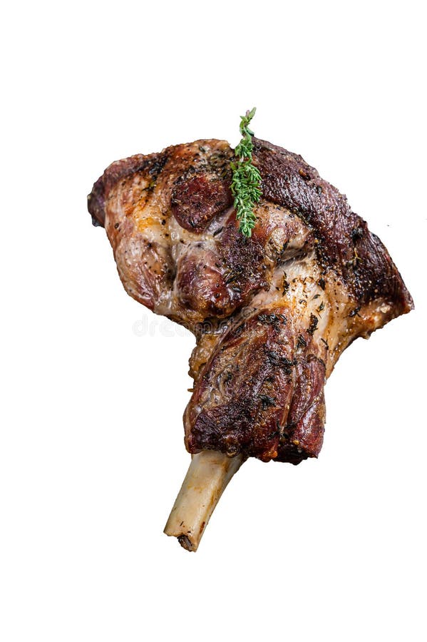 Lamb or Mutton Neck Meat, Raw Boneless Meat in Wooden Tray. High ...