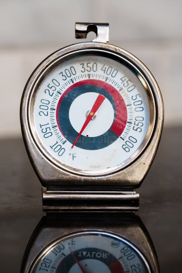 Oven Thermometer Temperature Gauge, Analog Dial, Grill Cooking Stock ...