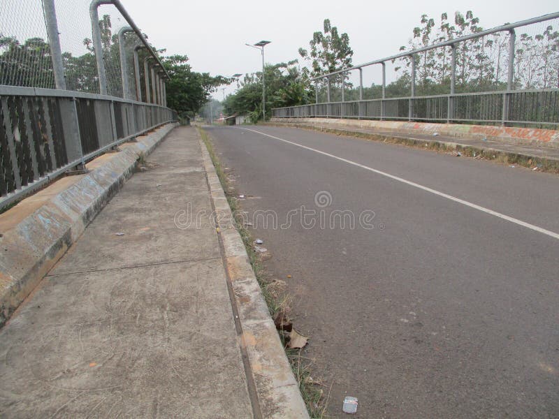 Over the Bridge that Crosses the Expressway Stock Photo - Image of ...