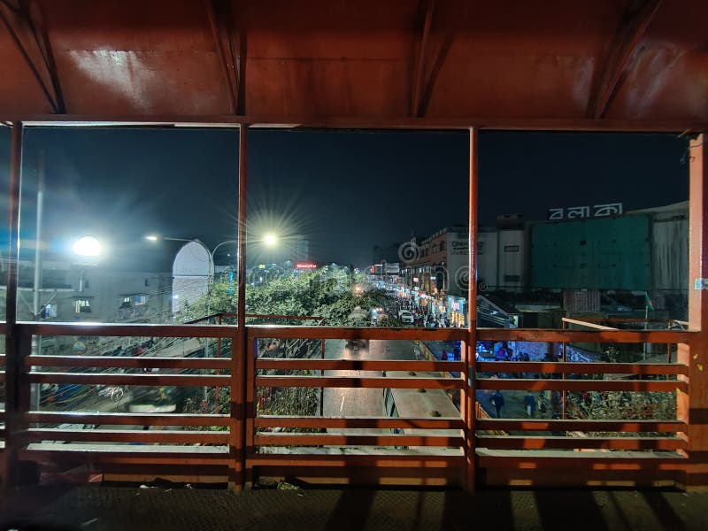 Over-bridge Infront of Dhaka New Market Editorial Image - Image of ...